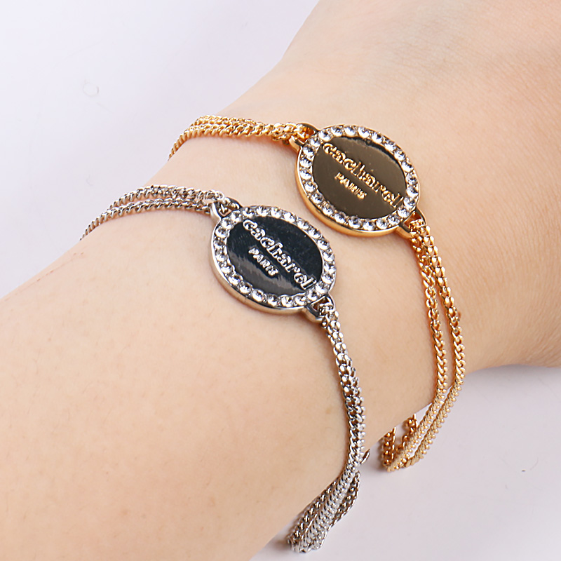 Custom Branded Logo Plaque Accessory Jewelry Bracelet | Okasa